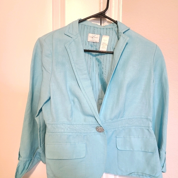 Emma James | Jackets & Coats | Tiffany Blue Jacket | Poshmark